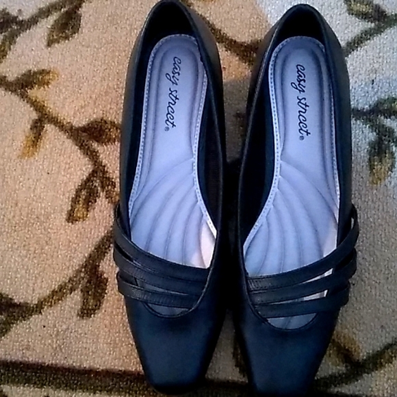 easy street | Shoes | Easty Streets 8m Black Heel Slip On Shoes | Poshmark
